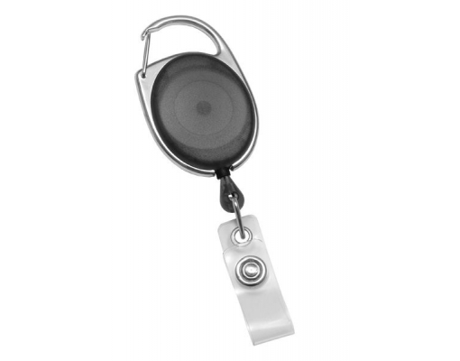 Clips cu snur retractabil Premier, pentru ecuson, diametrul 32 mm ...