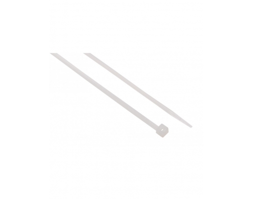 Clema (soricei) plastic alb prindere cabluri 2,5mm latime si lungime 100mm