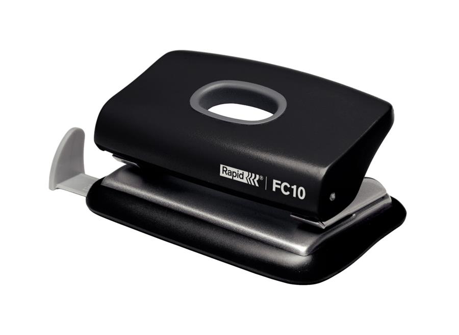 Mini-perforator Rapid FC10, 10 coli - Negru