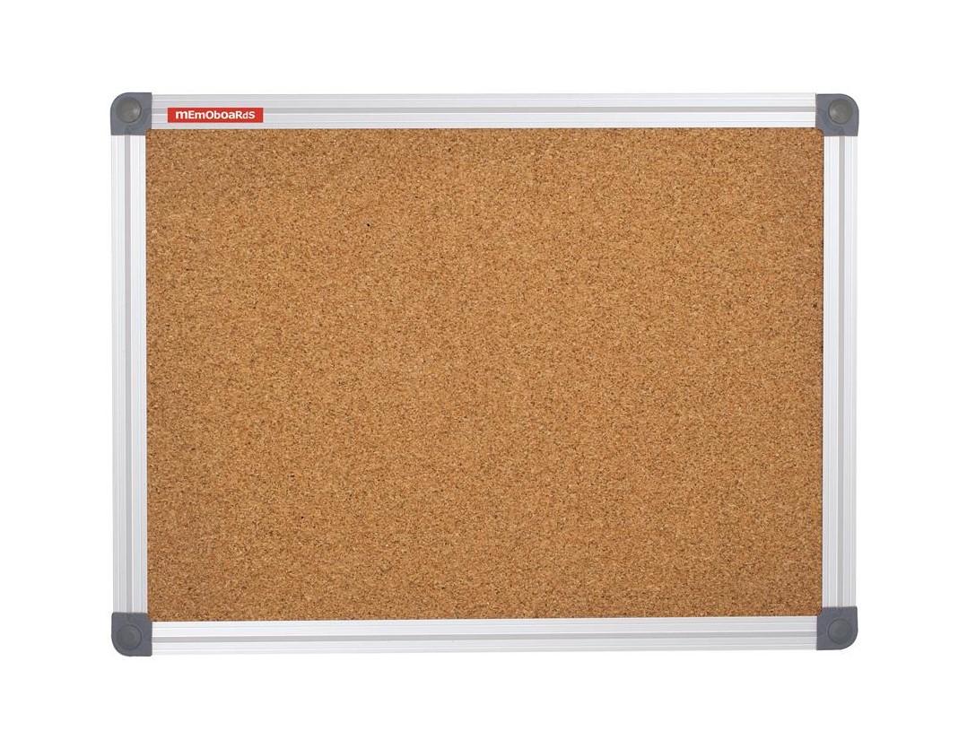 Panou pluta, 120 x 240 cm, rama aluminiu, Classic Memoboards