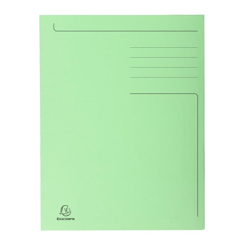 Dosar A4 carton tip plic Exacompta, Verde