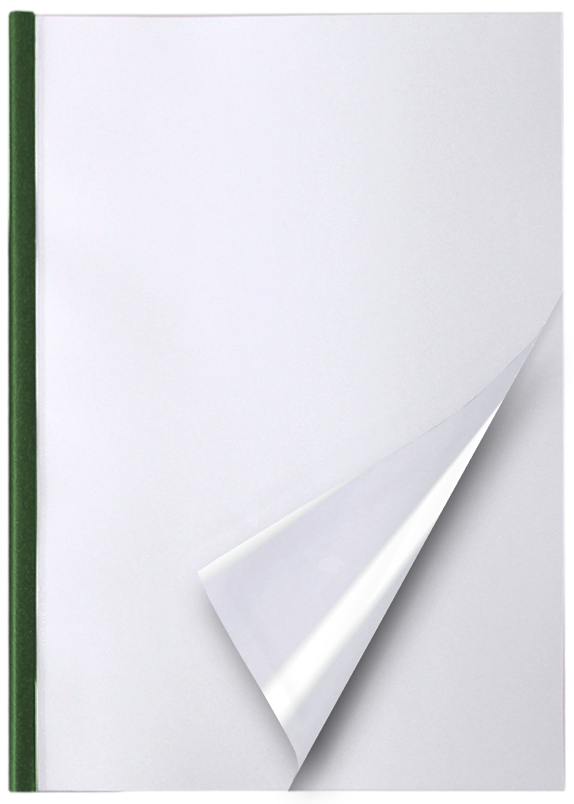 PLUS FLEX COVER A4 PORTRAIT 160 coli DARK GREEN